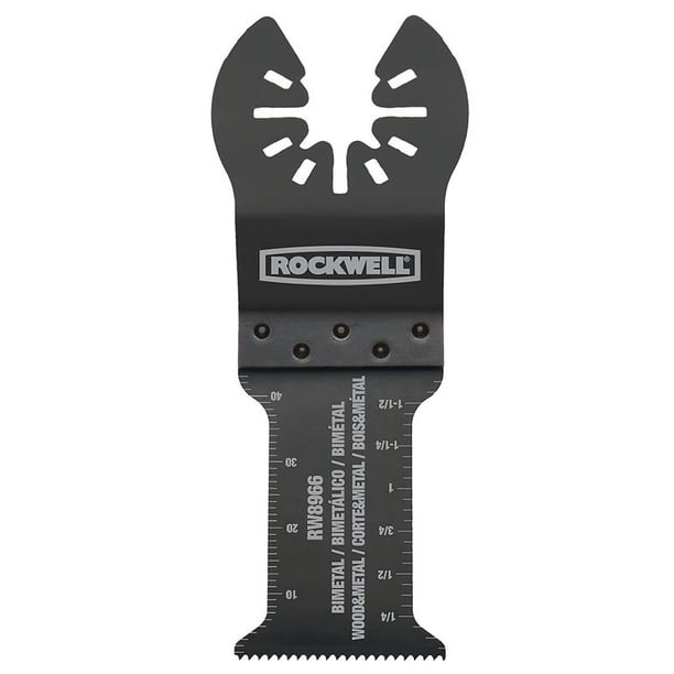 Rockwell Sonicrafter 1-3/16" EXTENDED LIFE Bimetal Wood and Nail End ...