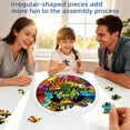 83 Piece Acrylic Puzzle Suncatcher, Double Sided Light Projection ...