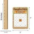 Big Dot of Happiness Pumpkin Patch - Bingo Cards and Markers - Fall ...