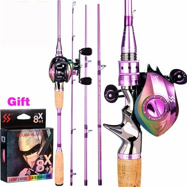 Fenwick Pflueger Nighthawk Low Profile Bait Cast Reel and Fishing Rod ...