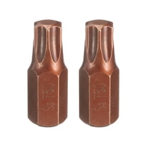 Uxcell TS25 Magnetic Security Star 5 Point Torx Screwdriver Bit 1/4 ...