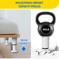 Furniture White (6Pcs) 7.08-12.2 Inch Adjustable Support for Beds Sofas ...