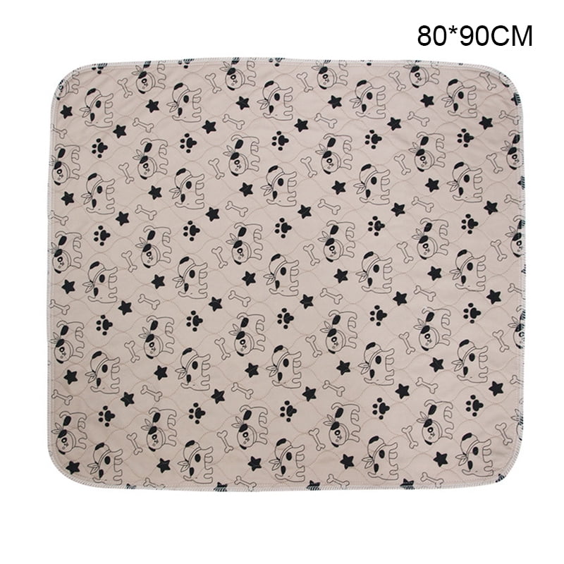 Reusable Pee Mats Water-absorbent 3 Layer Pad for Pet Washable Dog Pee ...