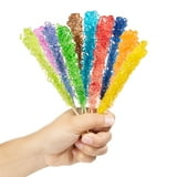Candy Envy Bulk Sweet Rock Candy Sticks, Assorted Colors, 24 Count ...