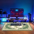 Blue Retro Spring Extended Gaming Mouse Pad 35.4x15.7Inch Large Desk ...