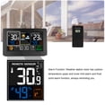 BIMZUC Digital Color Weather Station Clock – Multi‑Function Indoor ...