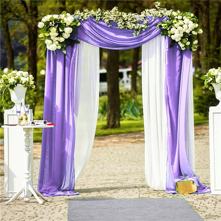 Elegant Purple Wedding Backdrops WEDDING