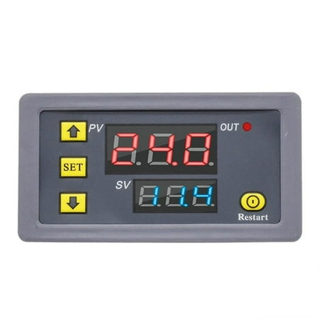 Digital Time Delay Relay Led Display Cycle Timer Control Switch ...