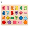 Anvazise Alphabet ABC Numbers Wooden Puzzles Board Educational Children ...