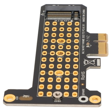 LYUMO NVMe M.2 To PCIE X1 Riser Card Aluminum Heat Transfer Design Half Height Baffle NVMe PCIE ...