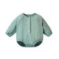 BRGZLK Newborn Baby Boys Girls Romper Summer 2026 Long Sleeve Round ...