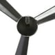 DecMode Black Metal 3 Blade Airplane Propeller Wall Decor with Aviation ...