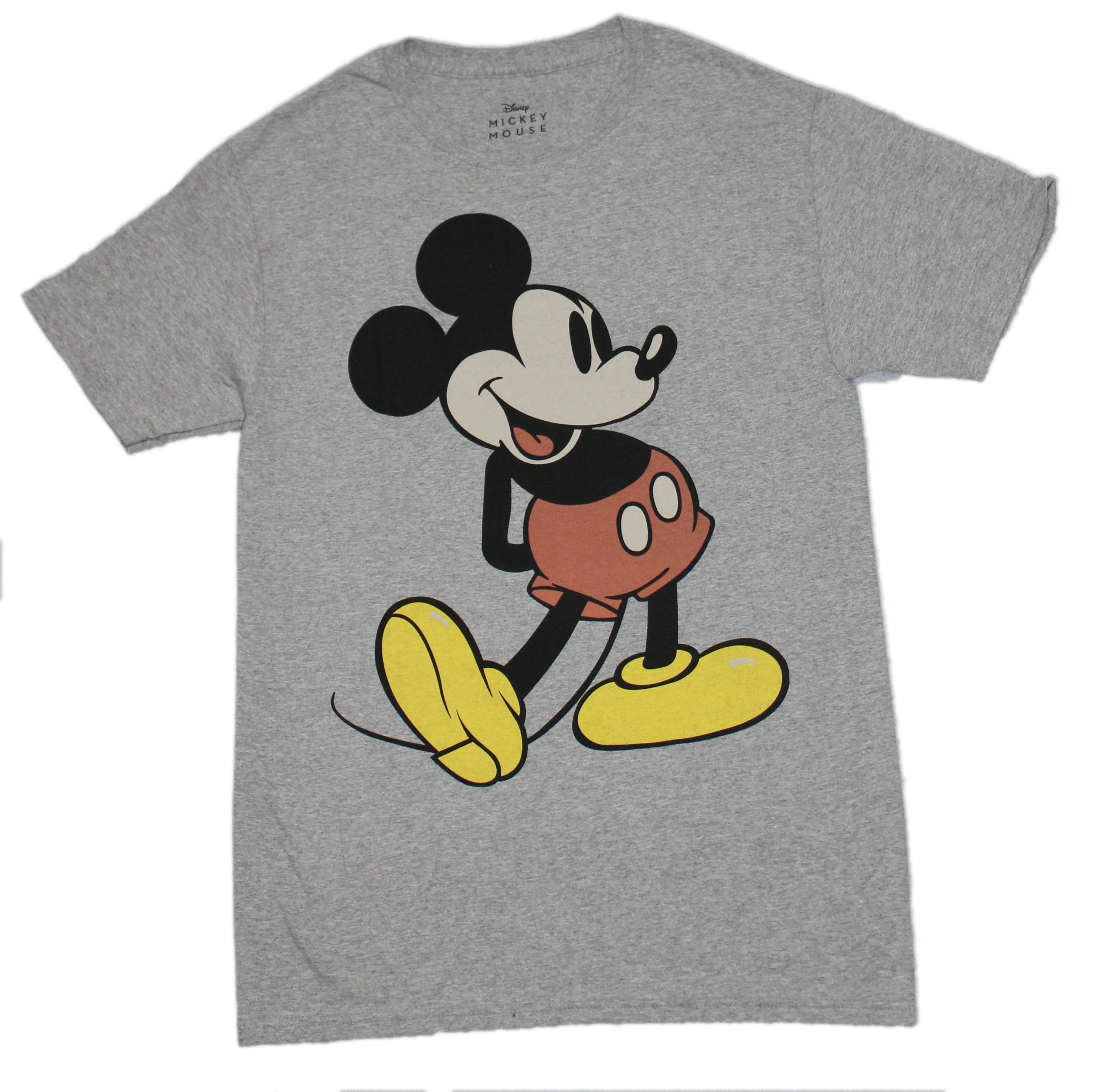 Mickey Mouse Mens T-Shirt - Leg Kicked Classic Image (Small) - Walmart.com