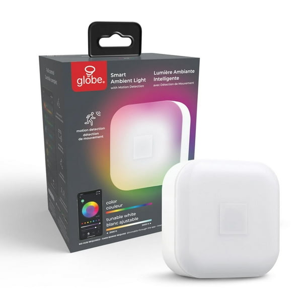 Wi-Fi Smart White Ambient Night Light with Motion Detection, No Hub ...