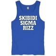 Skibidi Sigma Rizz Men's Tank Top Funny Goat Gyatt Meme Zoomer Viral ...