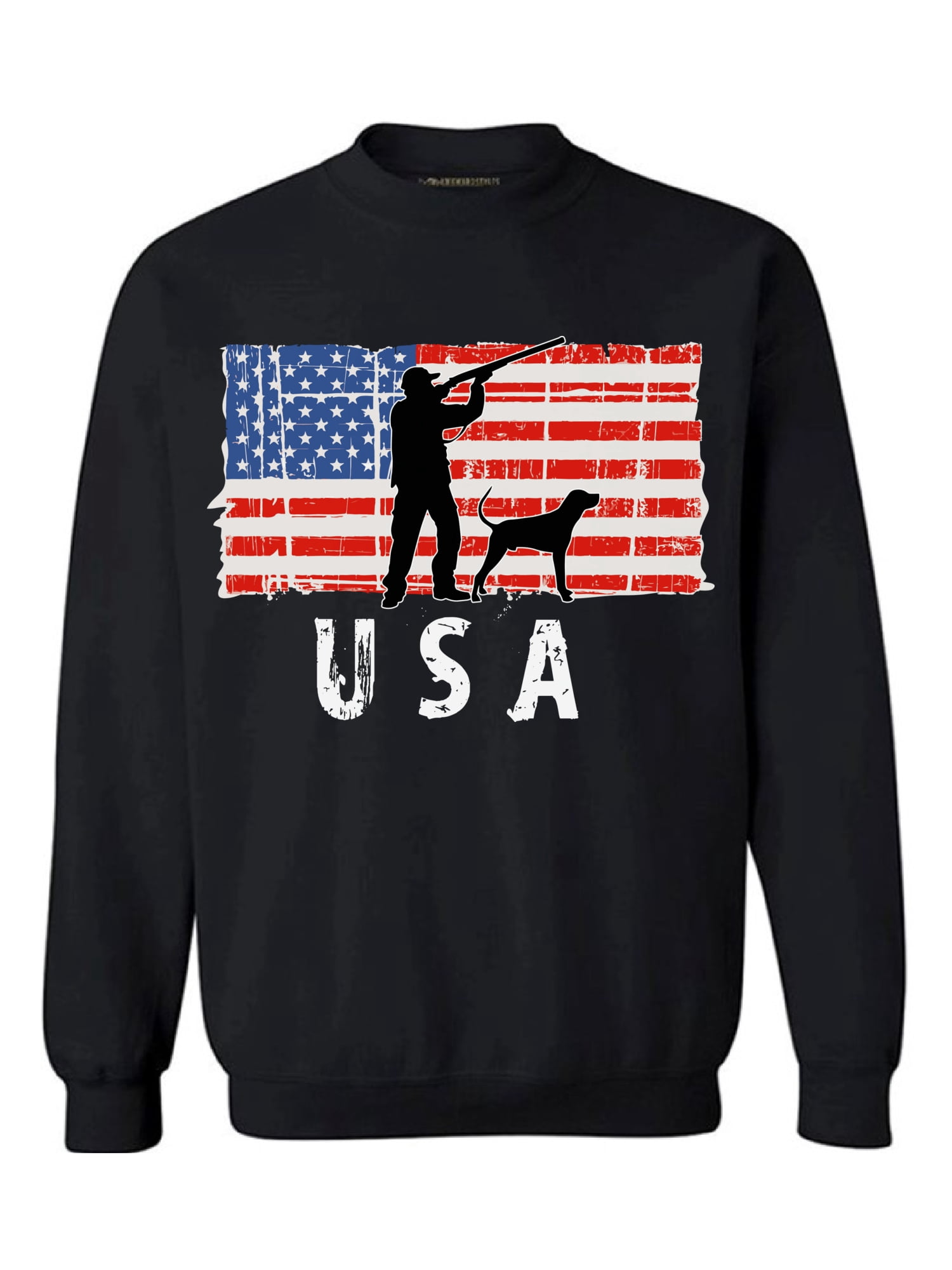 Awkward Styles Hunting USA Crewneck United States of America Pro ...