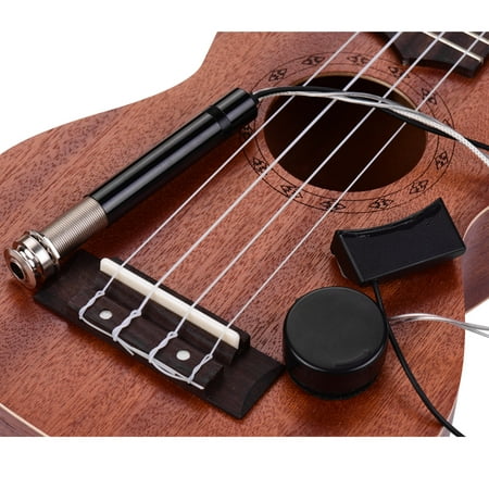Endpin Jack Style Ukulele Pickup Ukelele Uke Piezo Pick-up System with ...