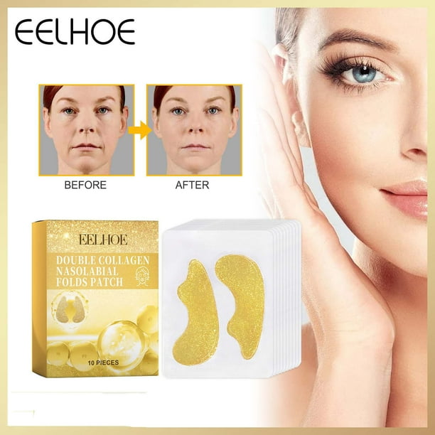 ZZwxWA Lasting Cosmetics Double Collagens Nasolabial Patch Double ...