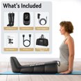 FIT KING Air Compression Recovery System, Calf &Thigh& Foot Air Massage ...