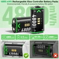 Walmart Xbox Controller Charger Station with 2 x 4800 mWh Rechargeable ...