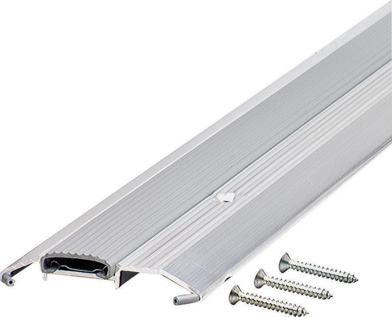 M-D 08086 Deluxe Low Heavy Duty Threshold with Vinyl Seal, 32 in L x 3 ...