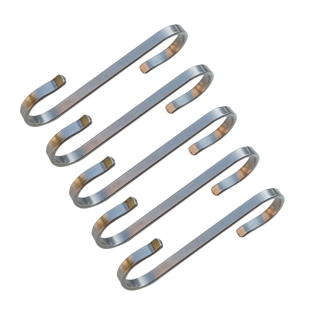 Click here for Fomiyes 10pcs Flat S Shaped Metal Hooks Kitchen Ut... prices