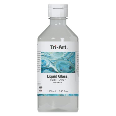 Tri-Art Liquid Glass Acrylic Pouring Medium - 2 L, Clear, Smooth ...