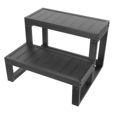 Confer Plastics Leisure Accents Spa Storage Steps Stool Accessory ...