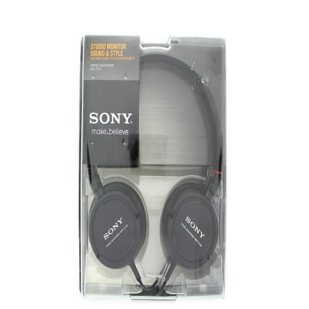 Sony ZX Series Stereo Headphones - Black (MDRZX100BK) - Walmart.com