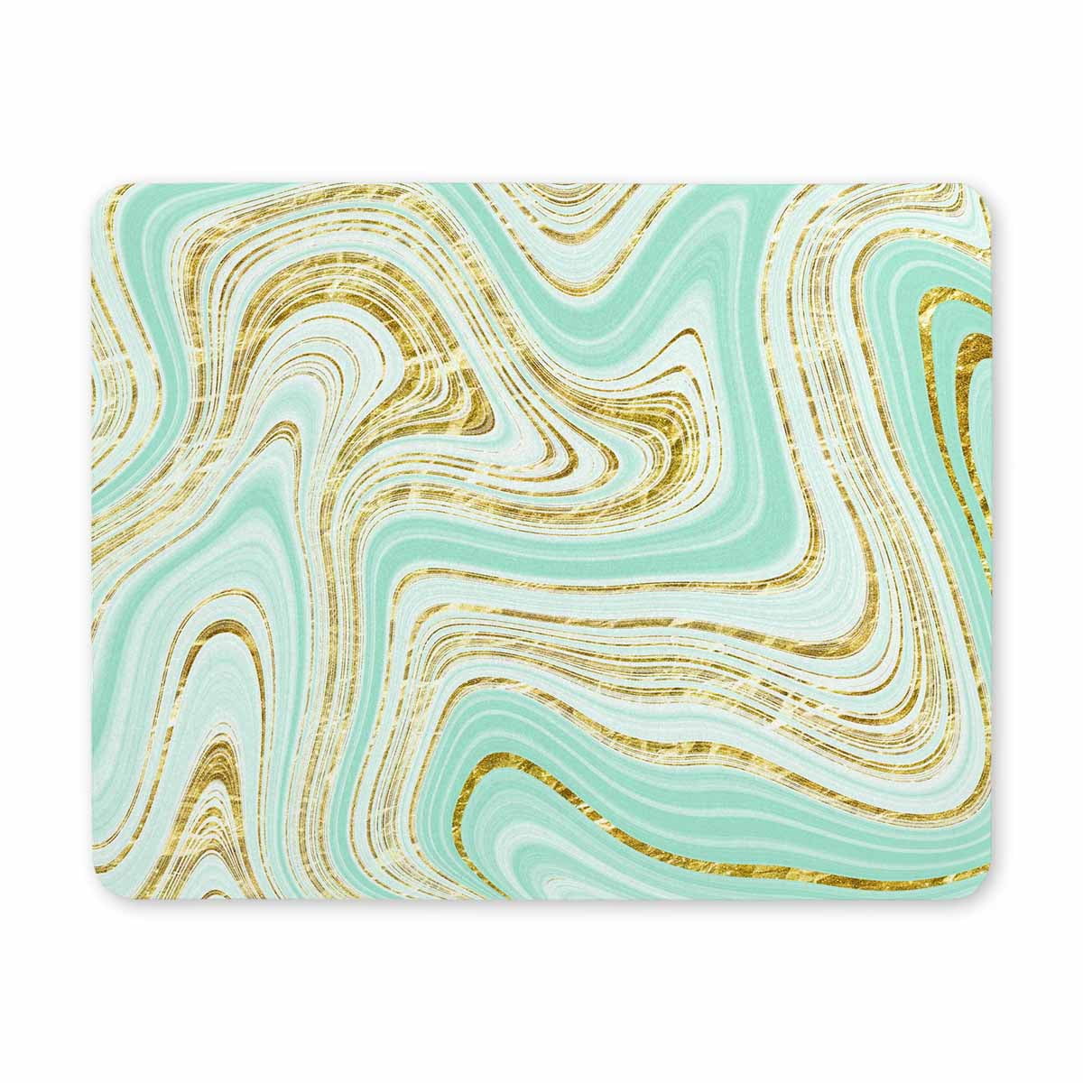 Square Gaming Mouse Pad, Office Mouse Pad, Marbled Anti-Slip Rubber ...
