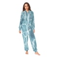 1-Pack Onesie Adult Hooded Pajamas, Soft Fleece Full Zip One Piece ...