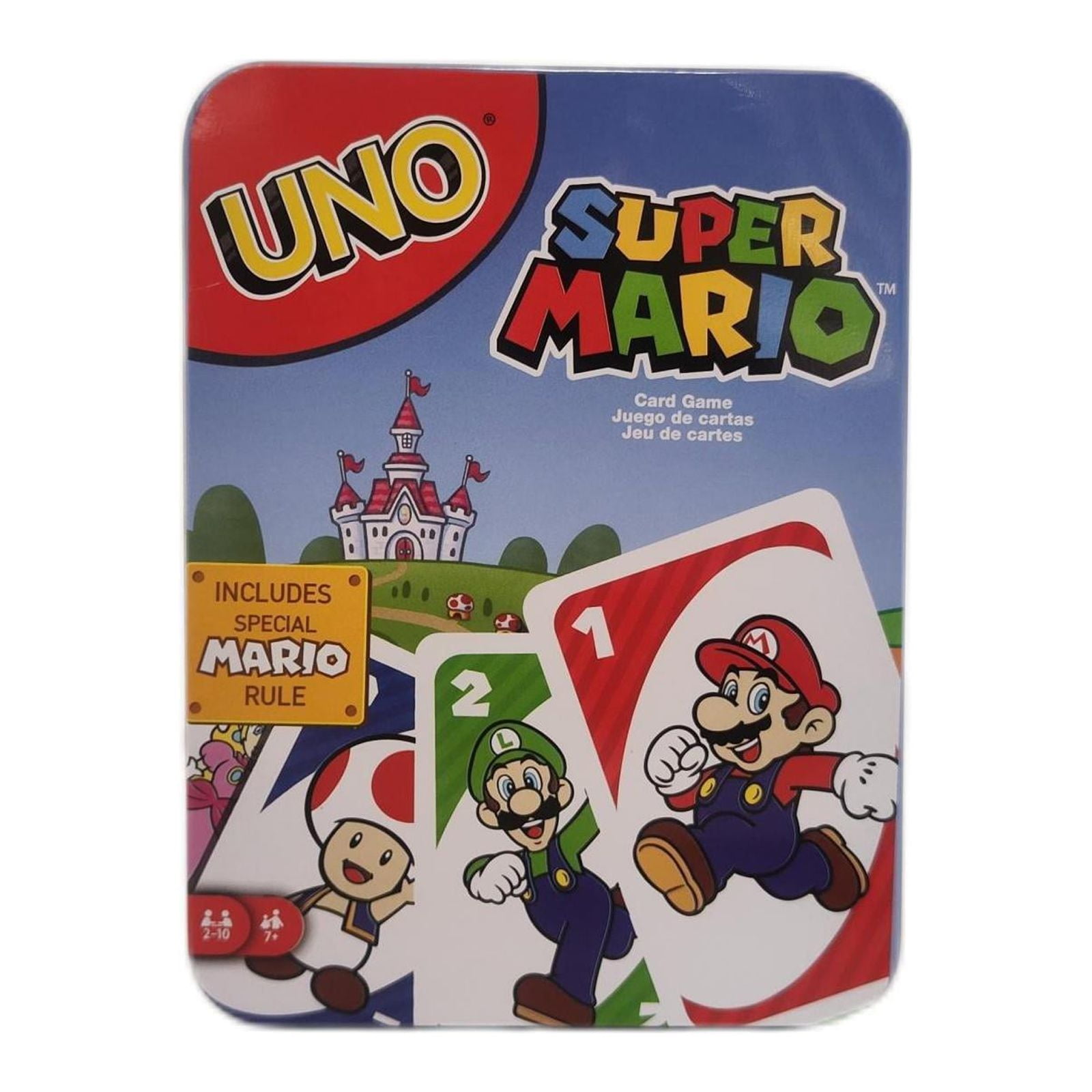 Juego de cartas Super Mario CHAO en lata de almacenamiento con temática ...