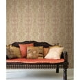 Kenneth James Mexuar Taupe Filigree Stripe Wallpaper - Walmart.com