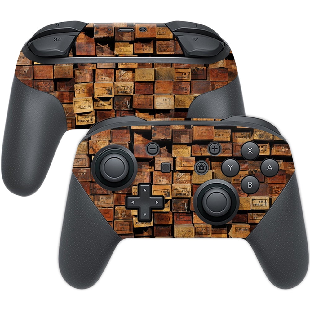 Skin Decal Wrap Compatible With Nintendo Switch Pro Controller Stacked ...