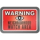 Warning Neighborhood Watch Area Sign - Walmart.com