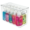 mDesign Large Plastic Bathroom Vanity Storage Organizer Bin with ...