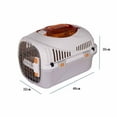 3-in-1 Hard Shell Pet Carrier - Backpack/Car/Airline Crate with Stress ...
