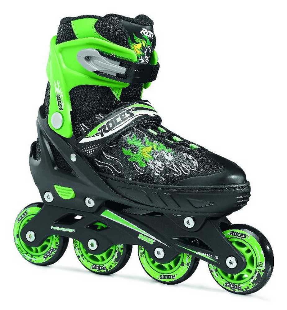 Roces Kid's Boys Compy Fitness Inline Skates Rollerblade Black/Red ...