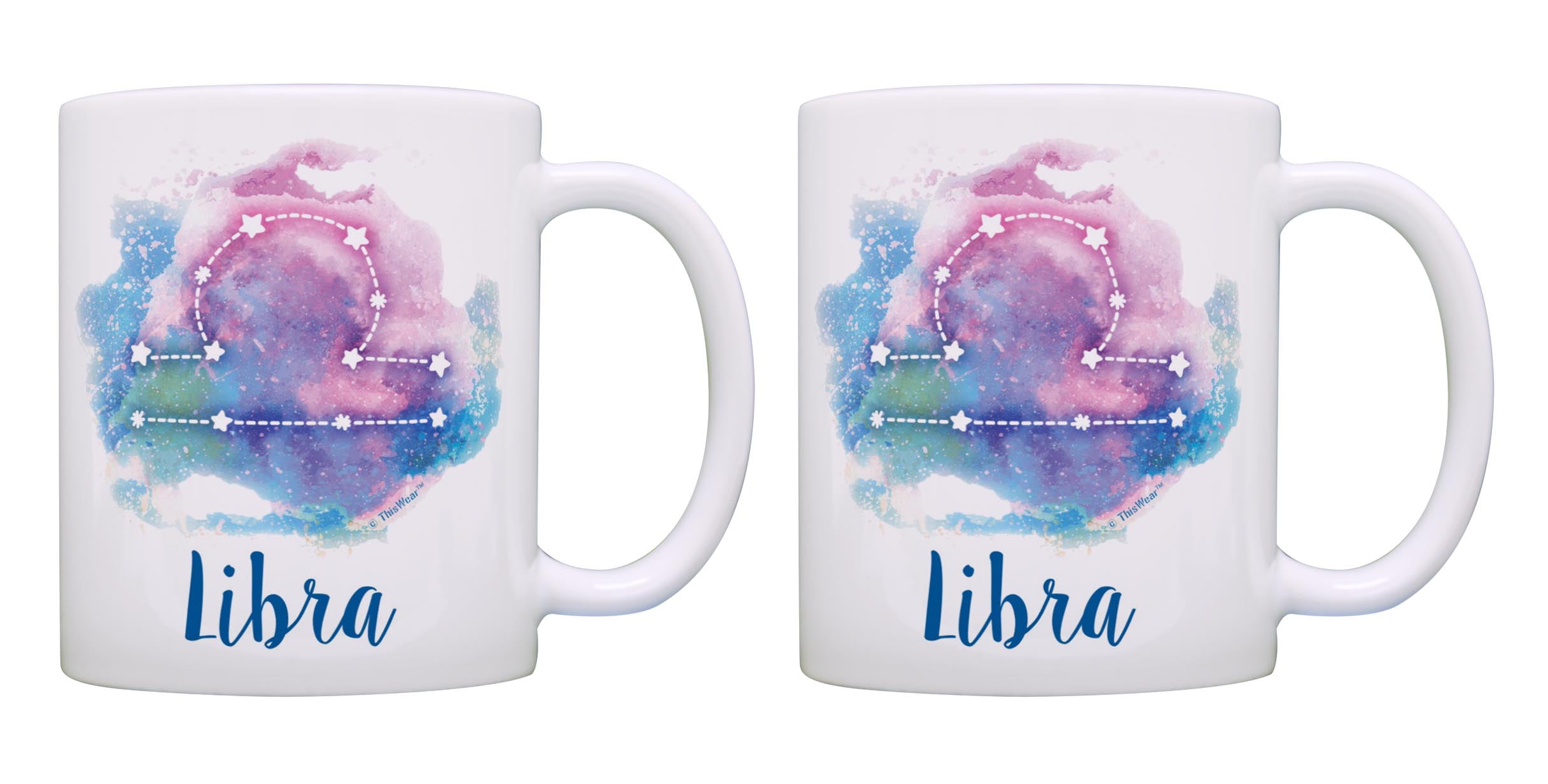 ThisWear Libra Gift Set Constellation Zodiac Mugs Libra Presents 11 ...