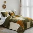 Wonderful Bedding Farmhouse Style Patchwork 3-Piece Quilt Set - Walmart.com