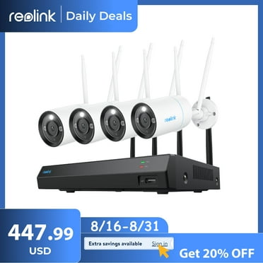 SecurityMan DIGILCDNDVR4 4-channel App-based Wireless Security System ...