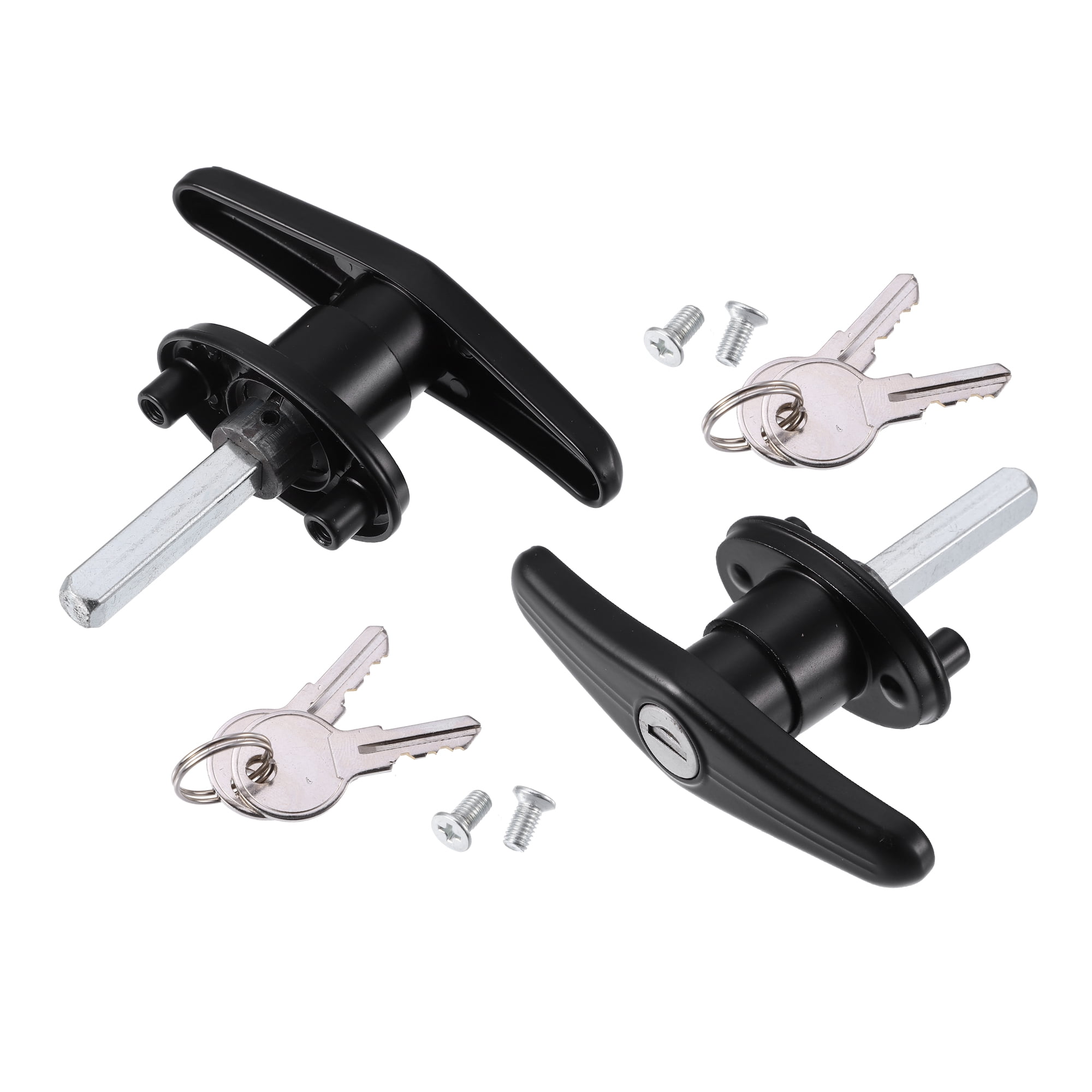 Unique Bargains 2 Set RIGHT Truck Cap Locking T-Handles for Pickup ...