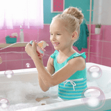 Bloopies Floaties 4 pack Bath Time Dolls - Includes a Tub Organizer ...