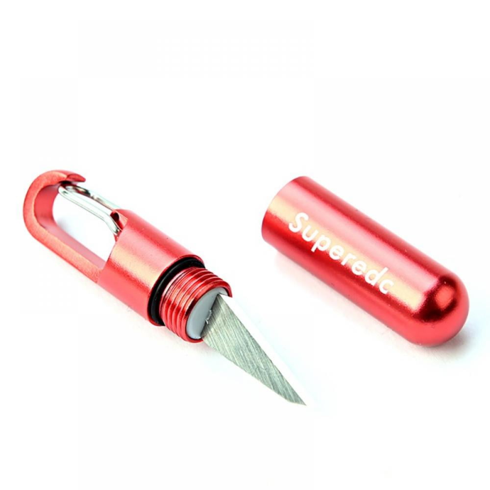 Tiny Cutting Tool, Portable Capsule Cutter - with Keychain Ring Sharp ...