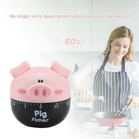 Cartoon, Pig Kitchen Timer, Cute Cooking Timing Tool for Baking, Frying ...