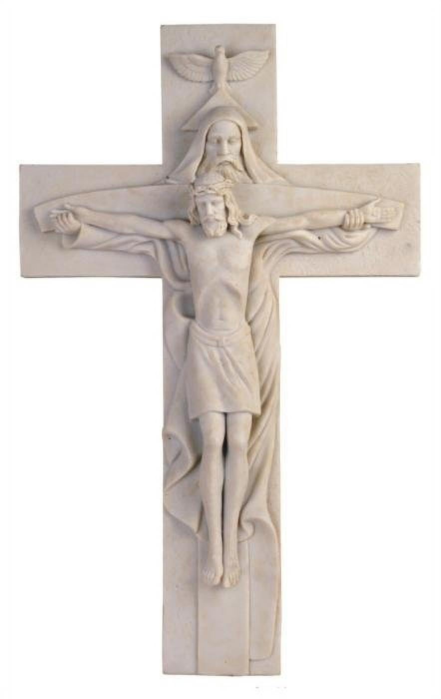 Jesus Cross Atrio with God Holy Religious Marble-Like Wall Decoration ...