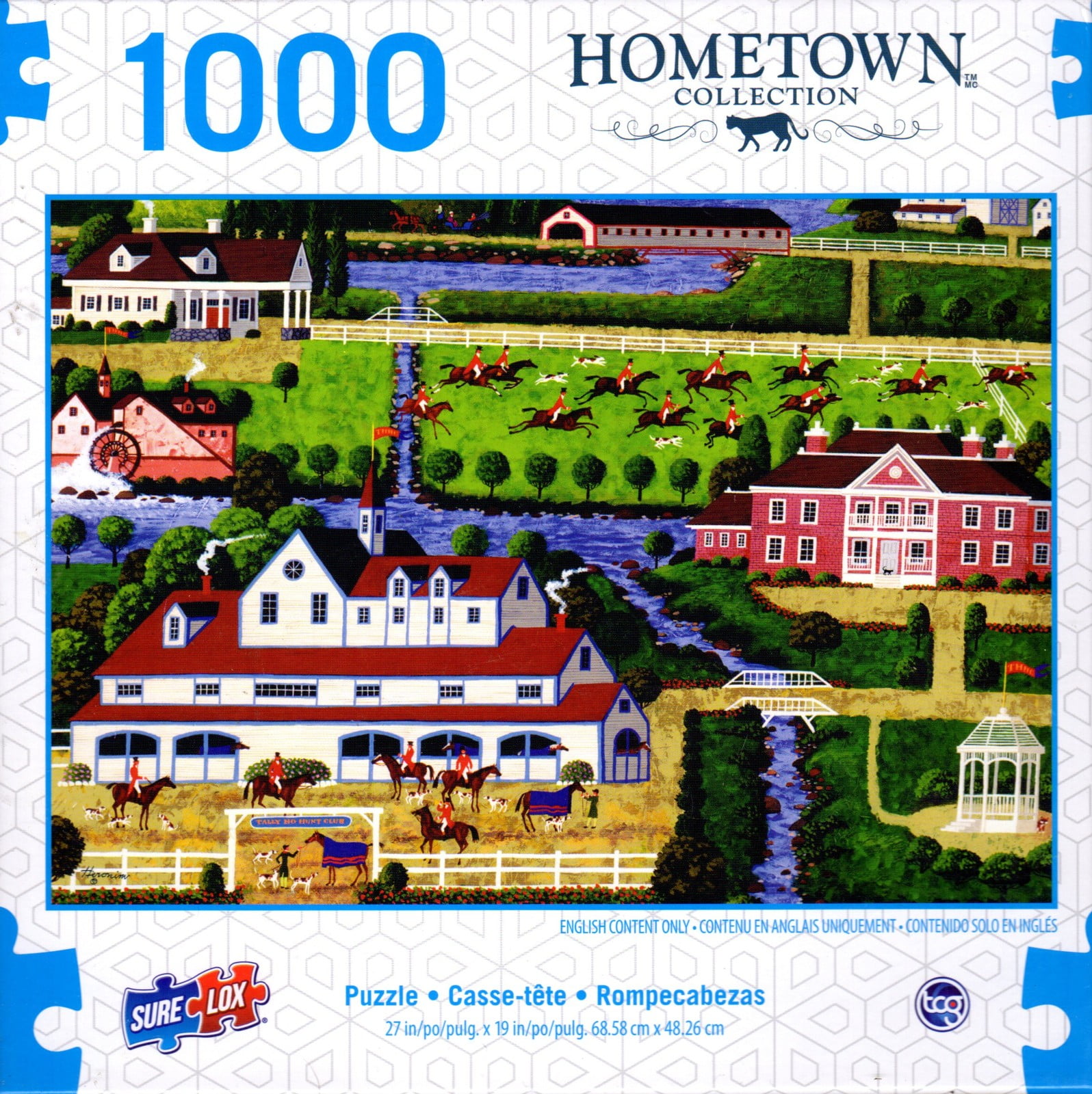 Chasing the Hounds 1000 Piece Puzzle - Walmart.com