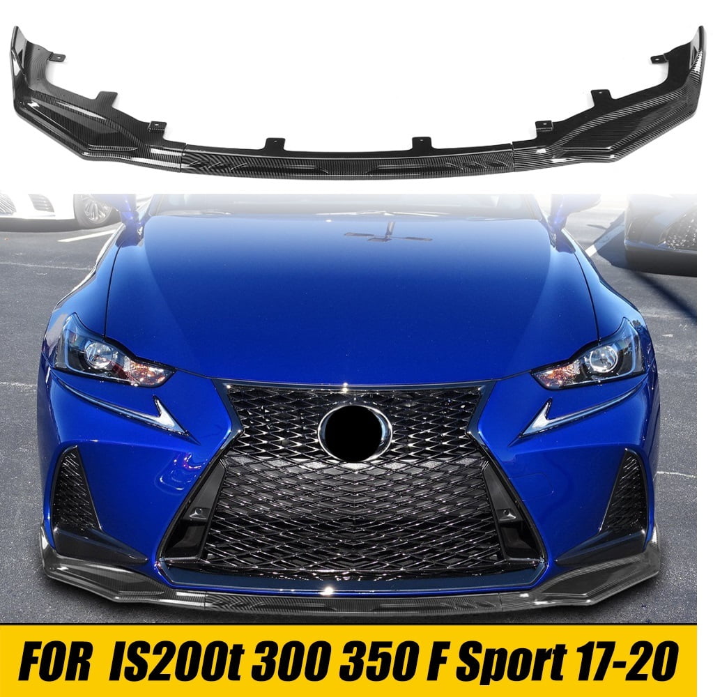 3PCS Set Front Bumper Lip For Lexus IS200t IS300 IS350 F-Sport 2017 ...