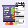 Brainiac Fruit Snacks with BrainPack, Mixed Fruit Flavor, 20 count ...