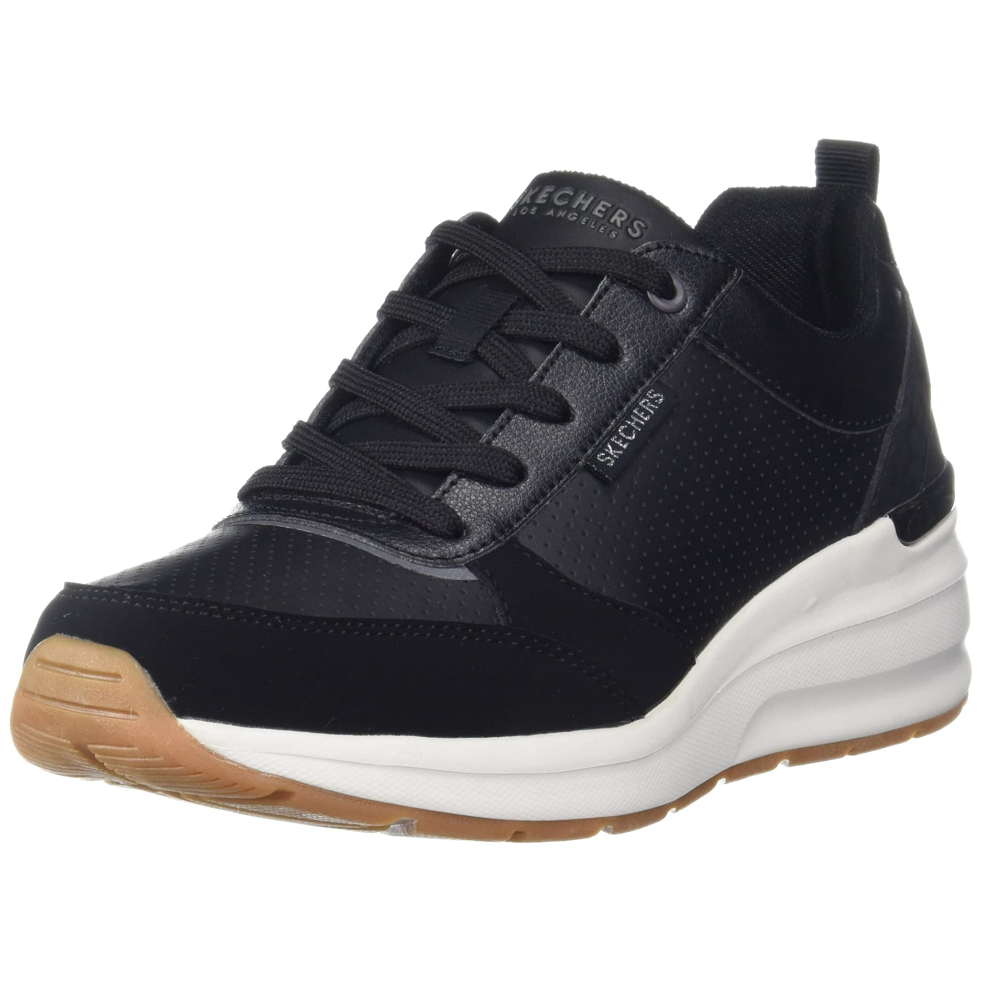 Click here for Skechers Womens Billion-Subtle Spots Sneaker  Blac... prices